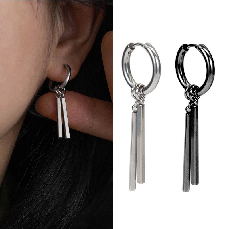 Korea New Piercing and Non Piercing Fake Earring Hook Clip Drop for ...