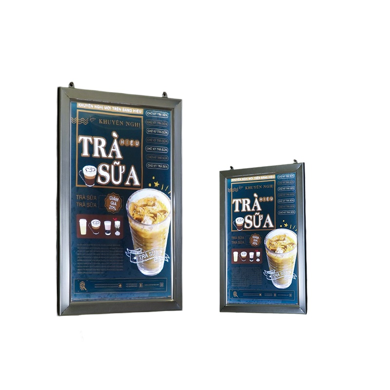 Advertising Products Wall Led Light Box Sign Cafe Led Menu Board ...