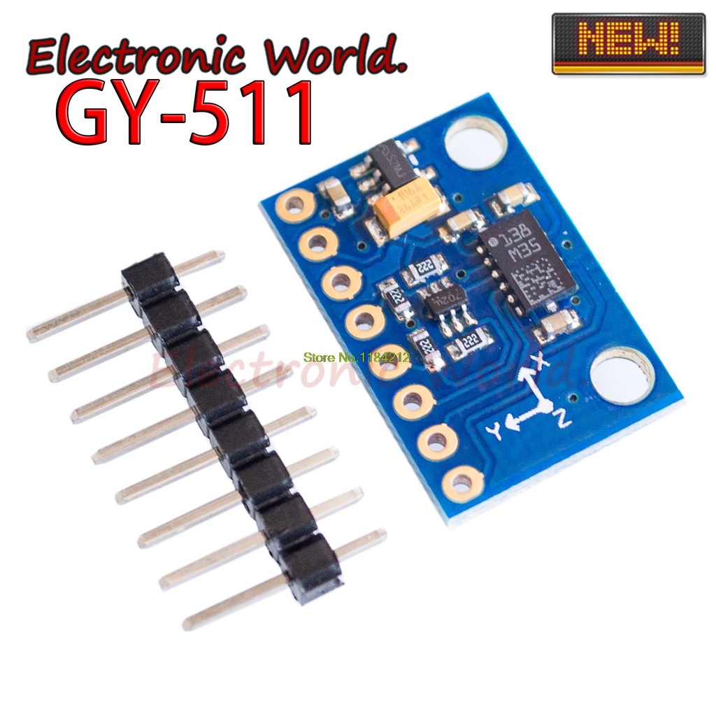 GY-511 LSM303DLHC Module e-Compass 3 Axis Accelerometer + 3 Axis ...