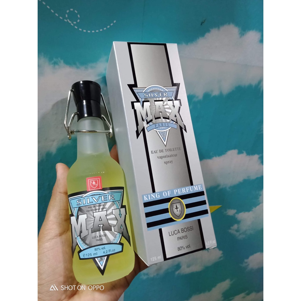 Silver Max Luca Bossi perfume for men E au de toilette 125ml | Shopee ...