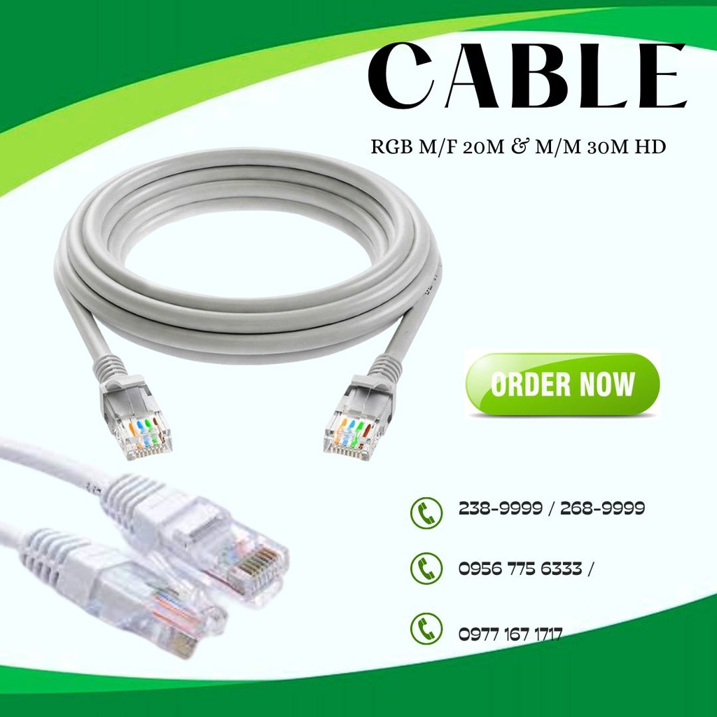 Ethernet Cable for Cat5e/Cat6e 26AWG Internet Network LAN Cable Cord 1 ...
