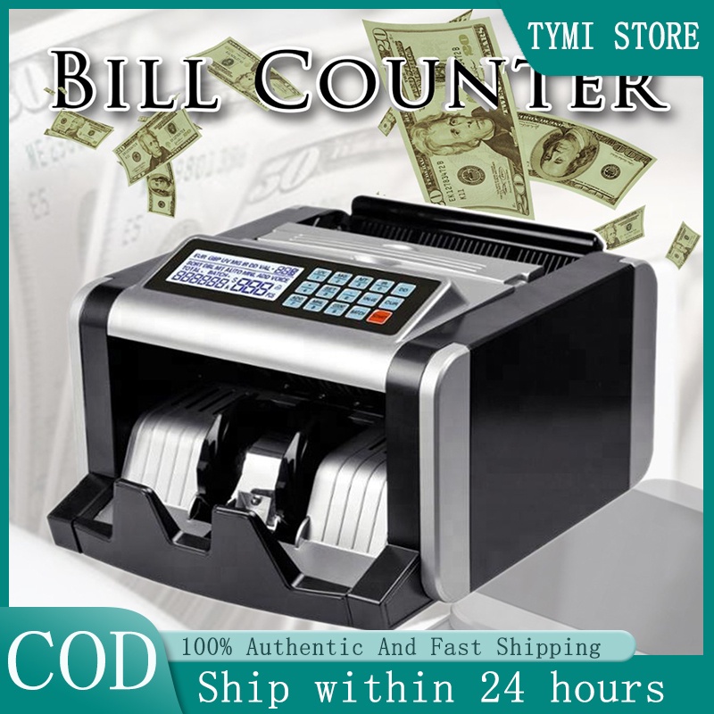 Money counter Machine Bank Noter Money Detector With UV MG IR With LCD ...