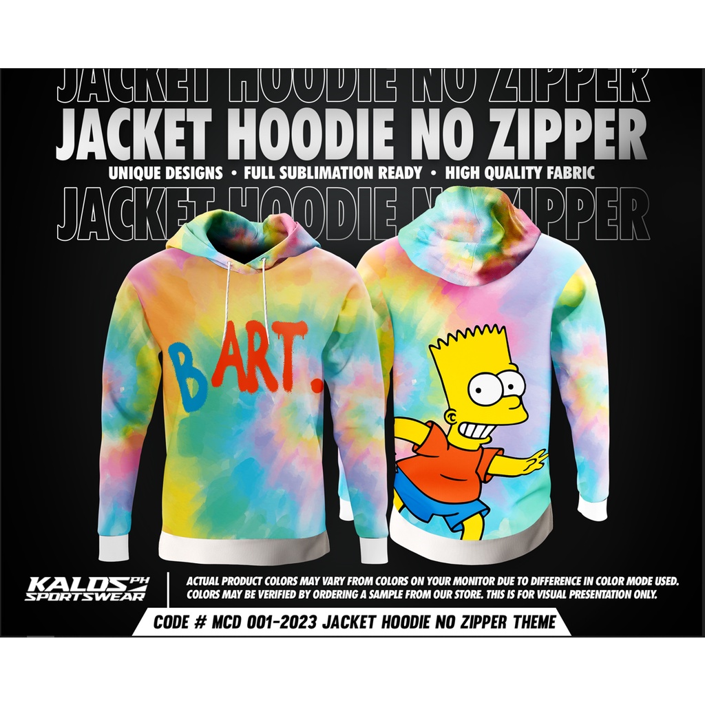 BART SIMPSON JACKET CONCEPT DESIGN | Shopee Philippines