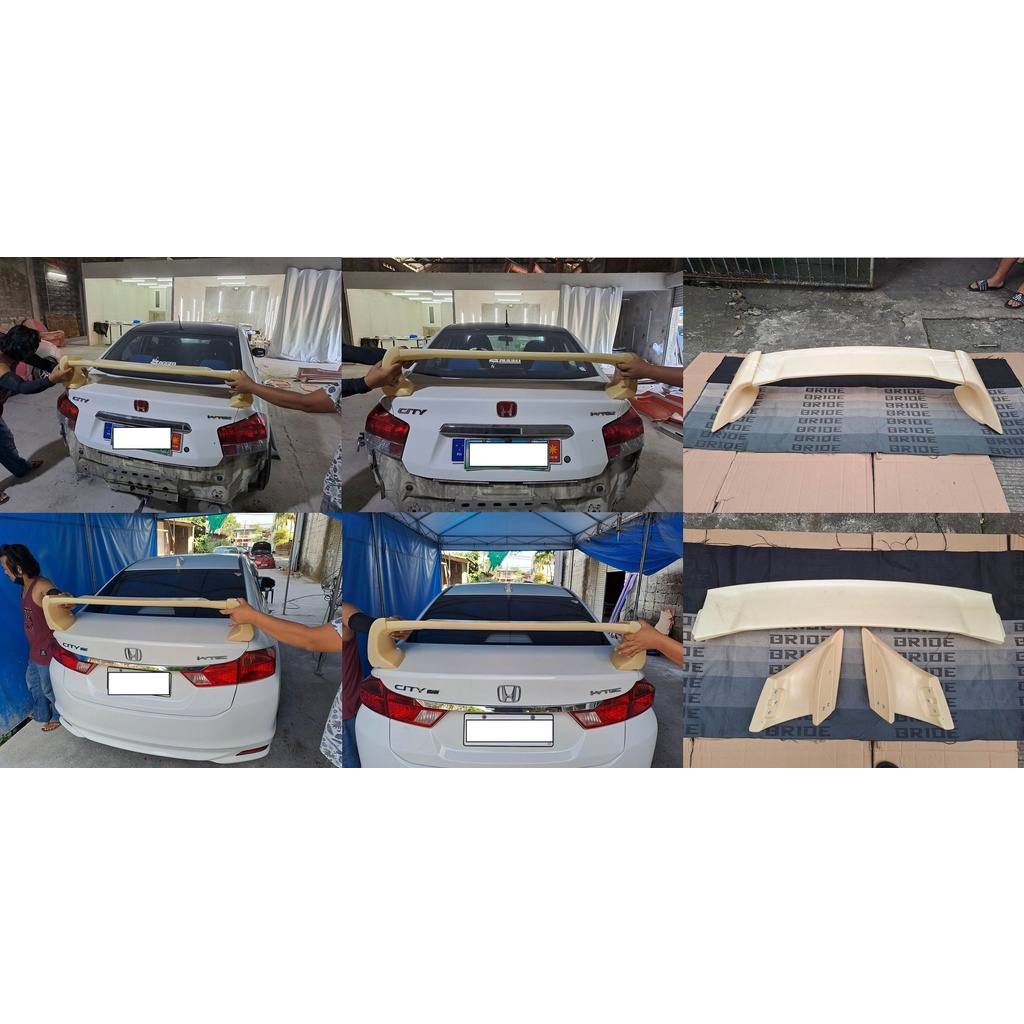 Car Mugen Rear Wing spoiler for Honda City 2009-2020 Mugen RR Spoiler ...