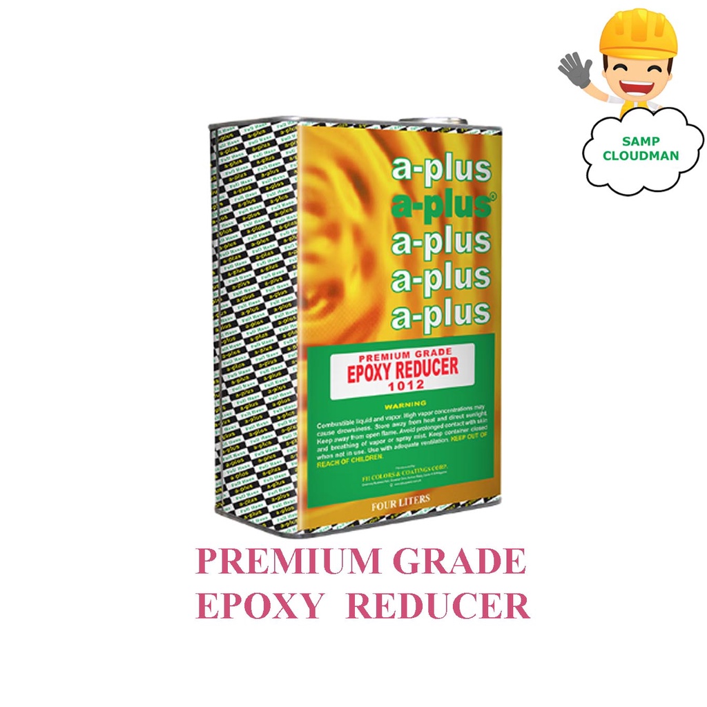 Premium Grade Epoxy Reducer Gallon Size A-Plus Aplus 4 Liters Epoxy ...
