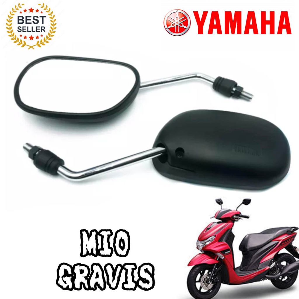 YAMAHA MIO GRAVIS- Motorcycle Side Mirror Chrome Stem | Stock genuine ...