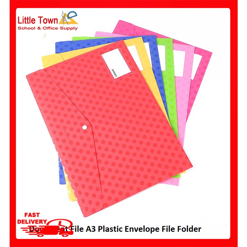 Document Envelope A3 Plastic Envelope File Folder | Shopee Philippines