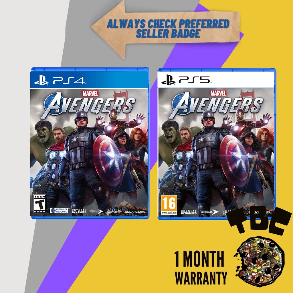 PS4 Marvel's Avengers - Playstation 4 [R3] | Shopee Philippines