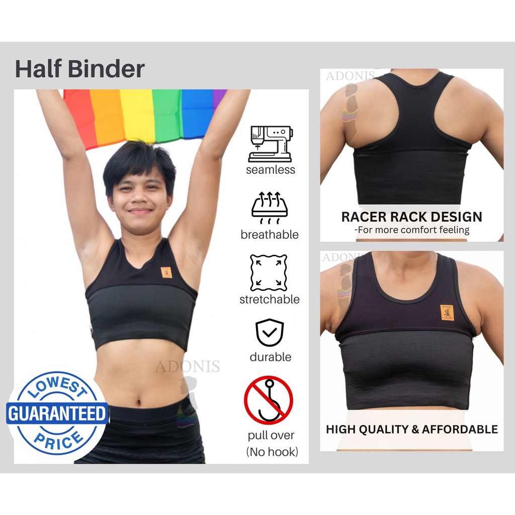 Adonis Half Chest Binder Pullover | Shopee Philippines