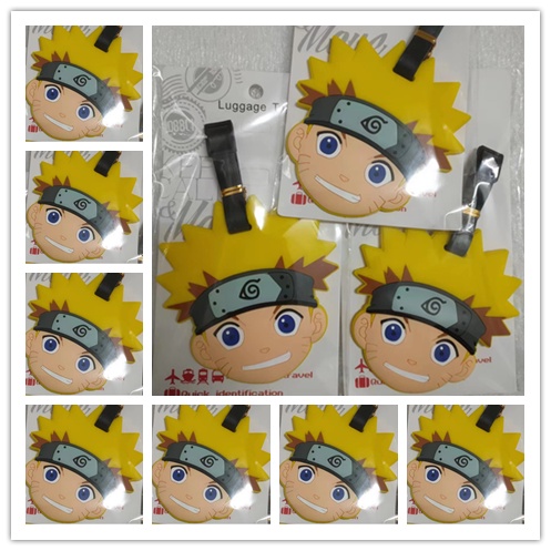 Naruto Cartoon Luggage Tag Signboard Boarding Pass | Shopee Philippines