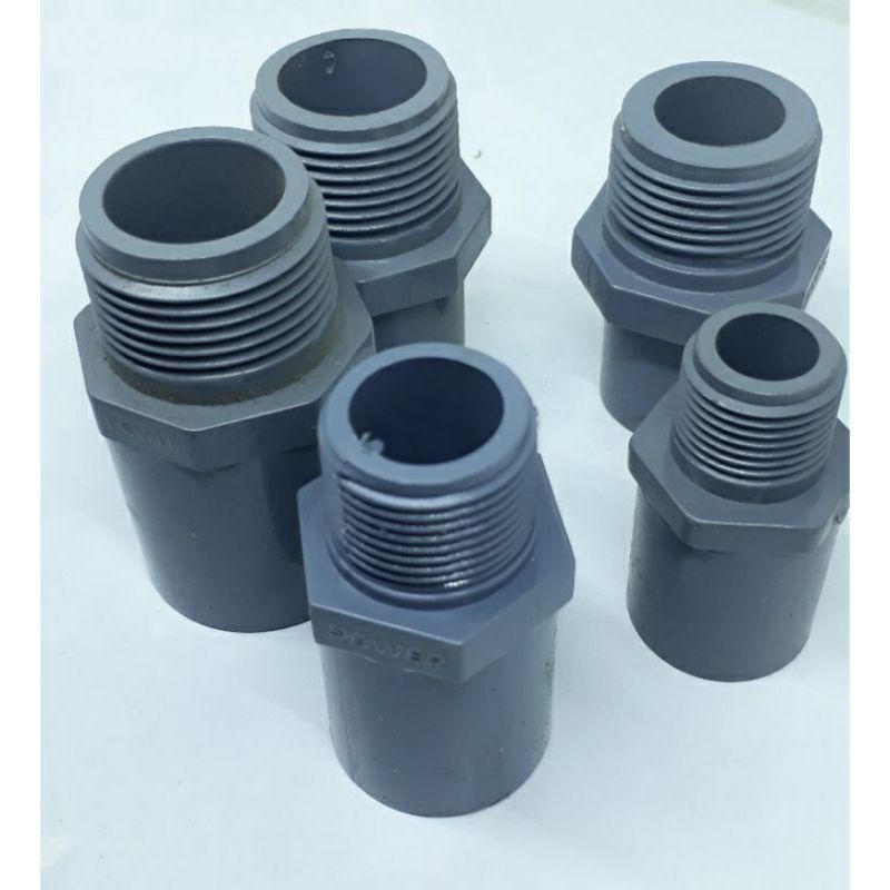 Sok Drat Outer PVC Fittings 1/2" x 1/2" (Drat 1/2") | Shopee Philippines