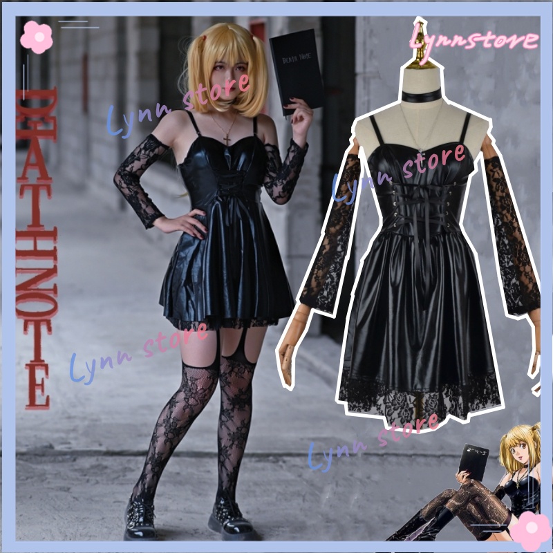 Anime ''DEATH NOTE''Misa Amane Cosplay Costume MISAMISA Faux Leather ...