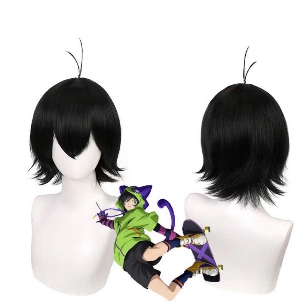 SK8 The Infinity Anime Miya Chinen Cosplay Zipper Costume Short Wig ...