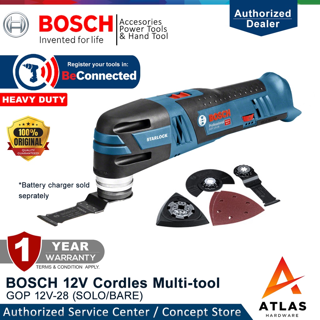 Bosch GOP 12V-28 StarLock Cordless Multi-Cutter Solo | Shopee Philippines