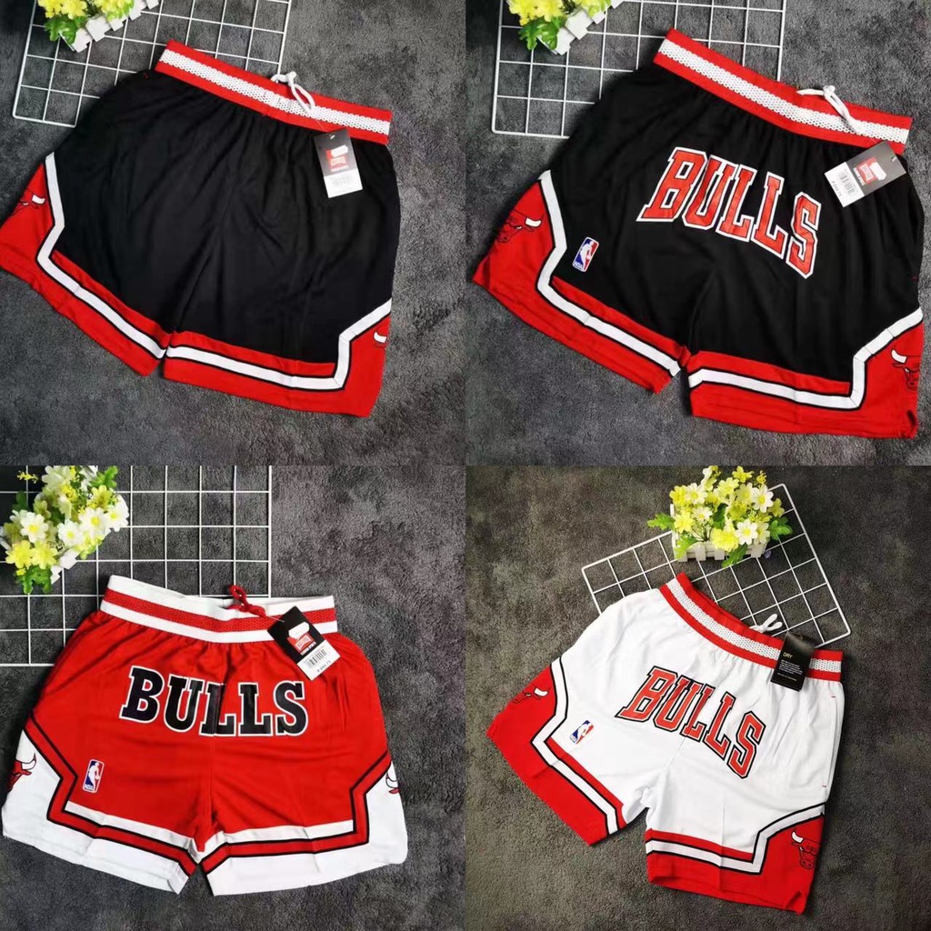 NBA CHICAGO BULLS SHORT BASKETBALL TEAM | Shopee Philippines