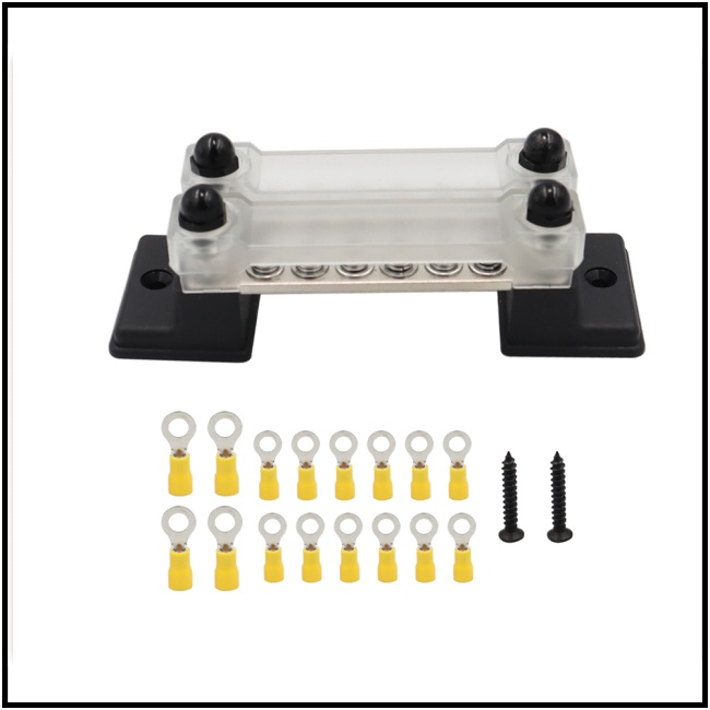 CI 16/28 Terminal Bus Bar Kit 12-48v Copper Busbar Dual Row Ground ...