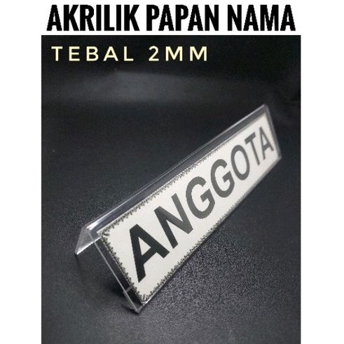 Acrylic Table Nameplate/Acrylic NAME TAG/Committee Table DISPLAY 2mm ...