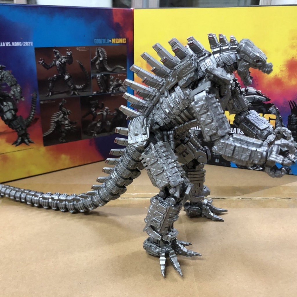 2022 Mechanical Godzilla Figure Vs King Kong Ghidorah Toy Dinosaur ...