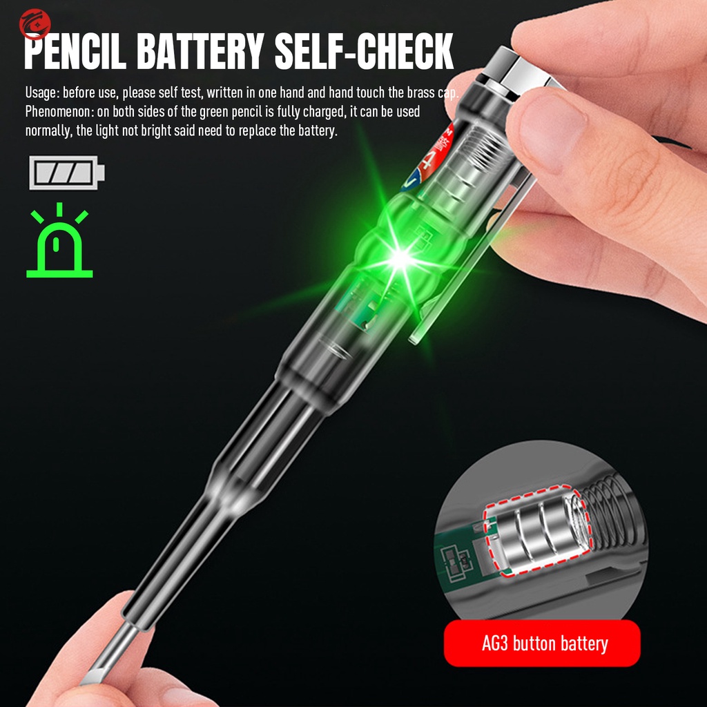 PH Voltage detector test pen 24-250V electric screwdriver detector with ...