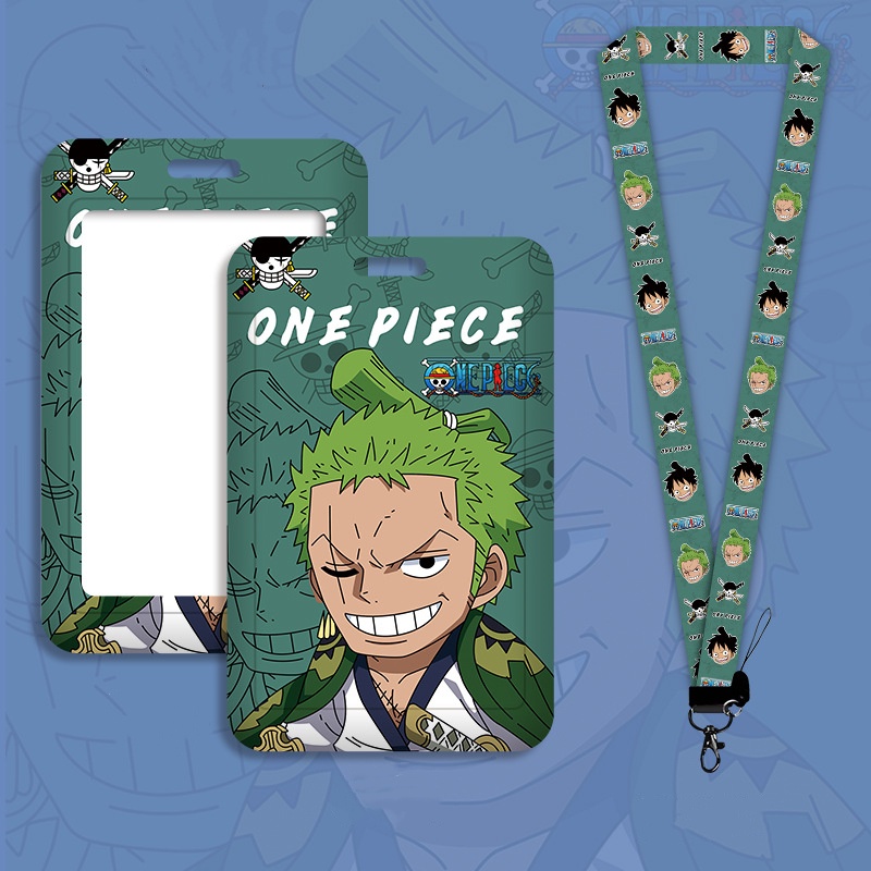 One Piece/ Demon Slayer Anime Card Cases Card Lanyard Badge ID Cards ...