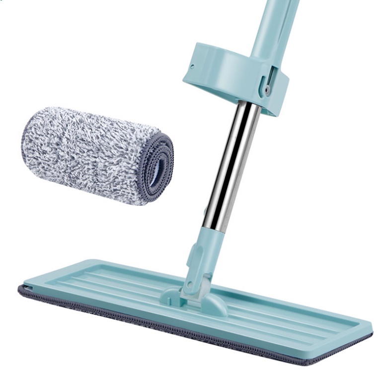 360 Rotation Flat Mop Floor Cleaning Microfiber Squeeze Mop Floor Clean ...
