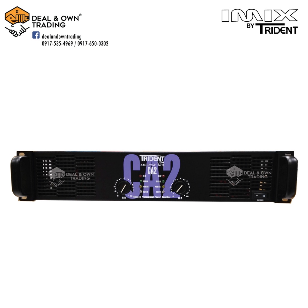 IMIX Trident CA-2 Powered Amplifier | Shopee Philippines