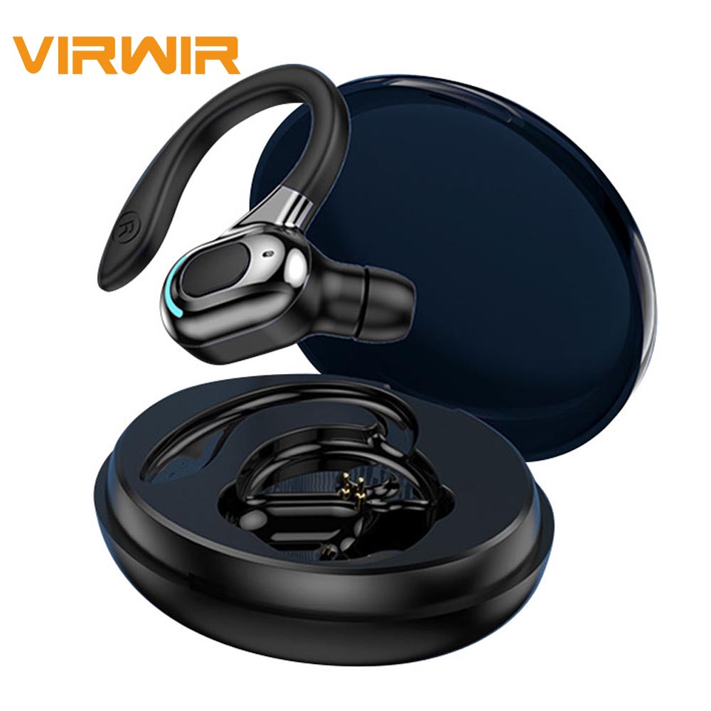 Virwir Hanging Ear Type Single Bluetooth Wireless Headset Ipx4 Waterproof Hook With Charging ...