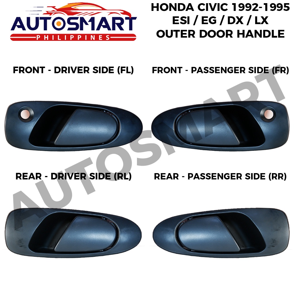 Honda Civic 1992-1995 ESI/EG/LX Outer Door Handle Outside Door Opener ...