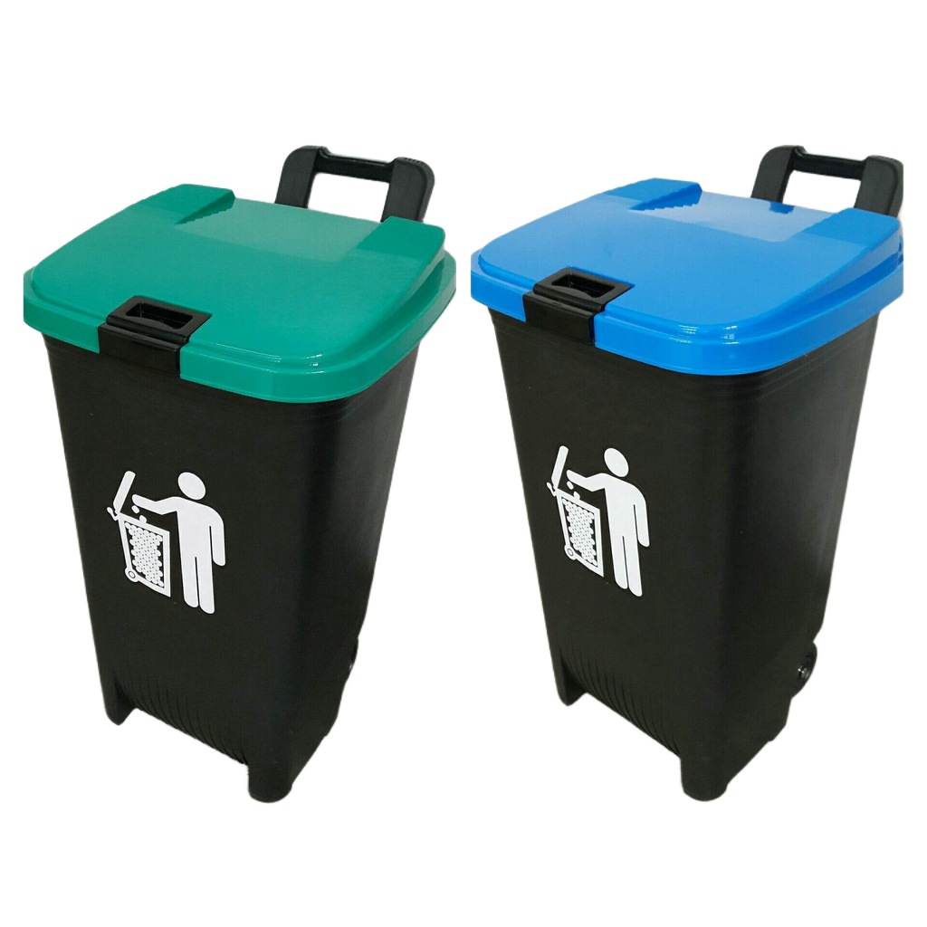 Trash Can OROCAN with Wheels and lock 80L basurahan #2100 (2PCS. MAX ... Trash Can OROCAN with Wheels and lock 80L basurahan #2100 (2PCS. MAX ...