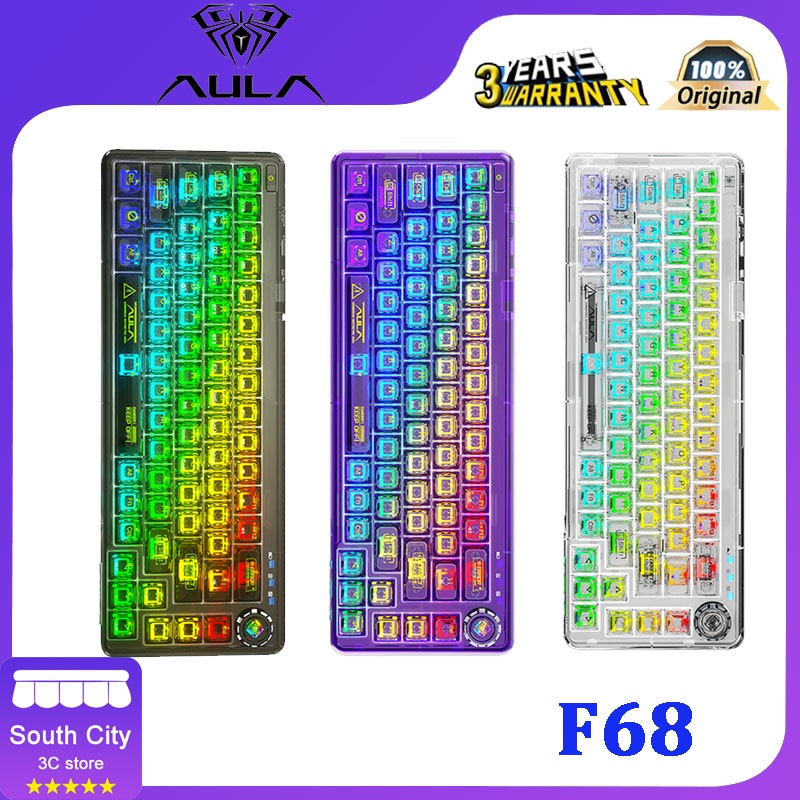 AULA F68 wireless the third mock examination customized mechanical ...