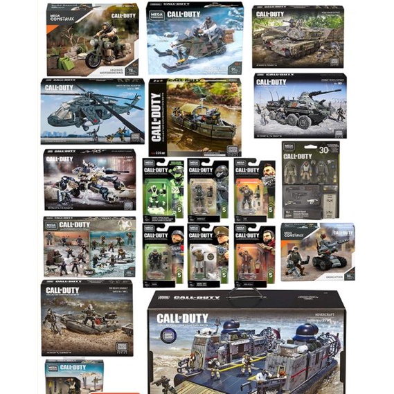 MEGA Call of Duty COD Movable Special Forces Ghost Soap World War II ...