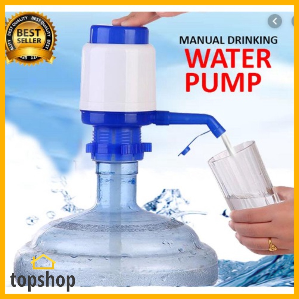 TOPSHOP Portable Manual Drinking Water Hand Pump withTube Manual Water ...