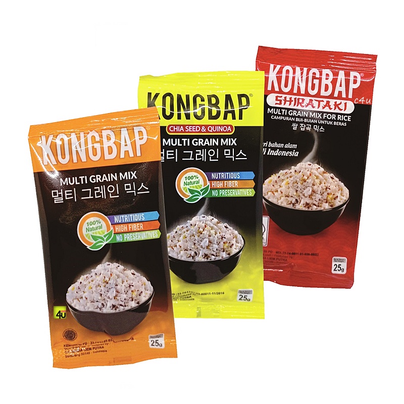 KONGBAP - Multi Grain Mix for Rice - SACHET 25 gr | Shopee Philippines