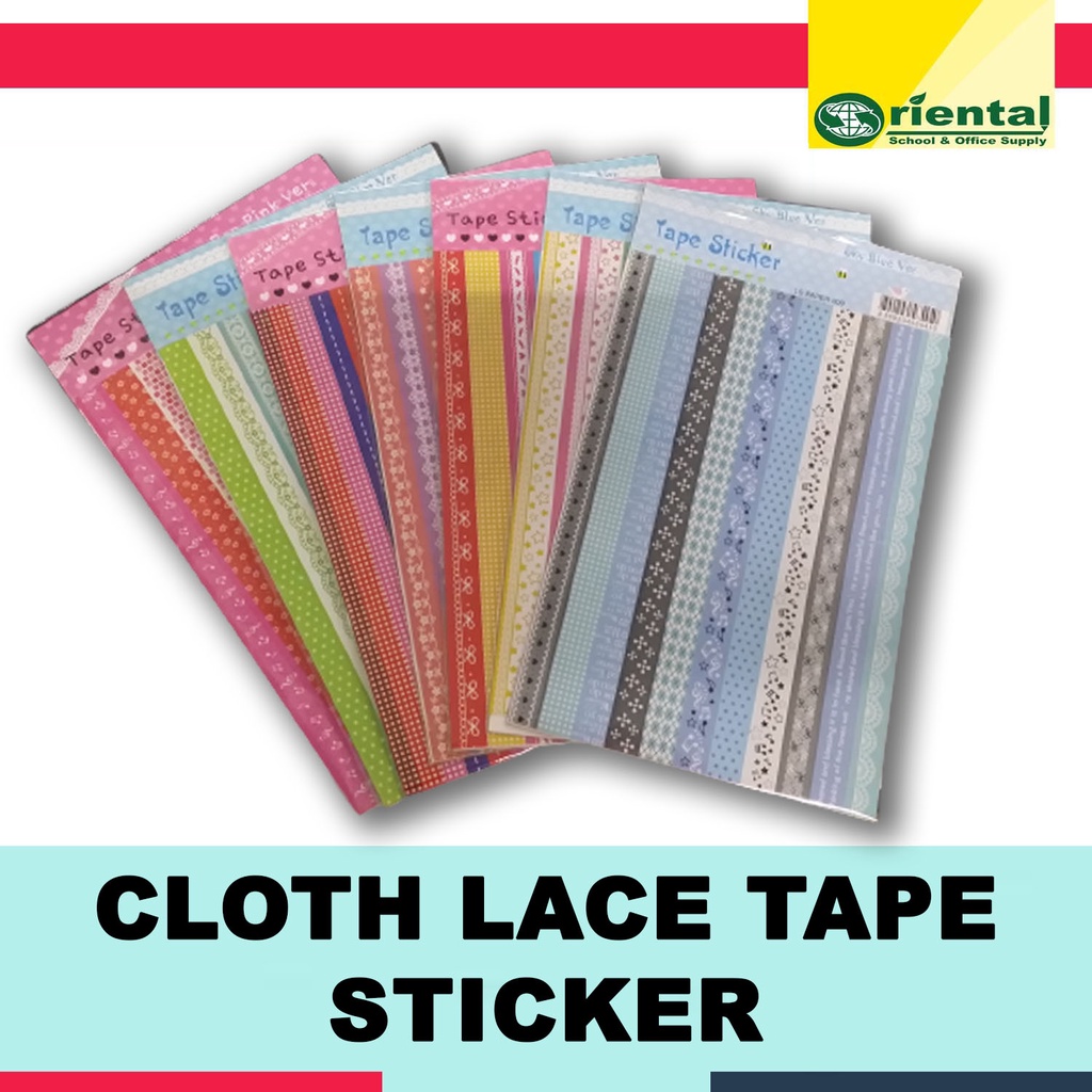 Cloth Lace Tape Sticker-Sky Blue Version-LS-PAPER-Arts and Crafts ...