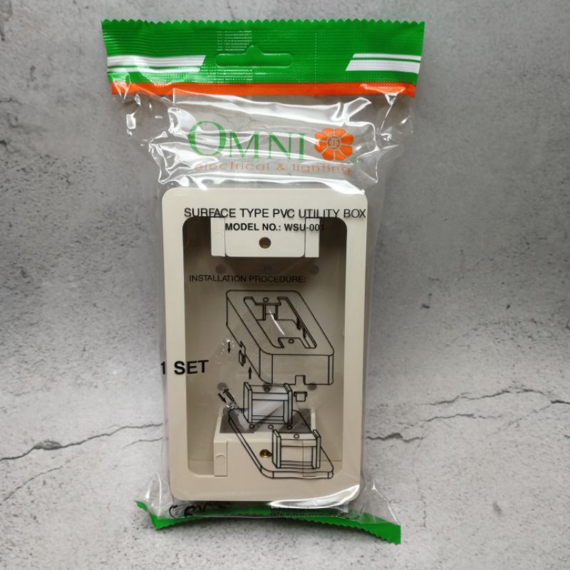 omni surface type pvc utility(amco box) | Shopee Philippines