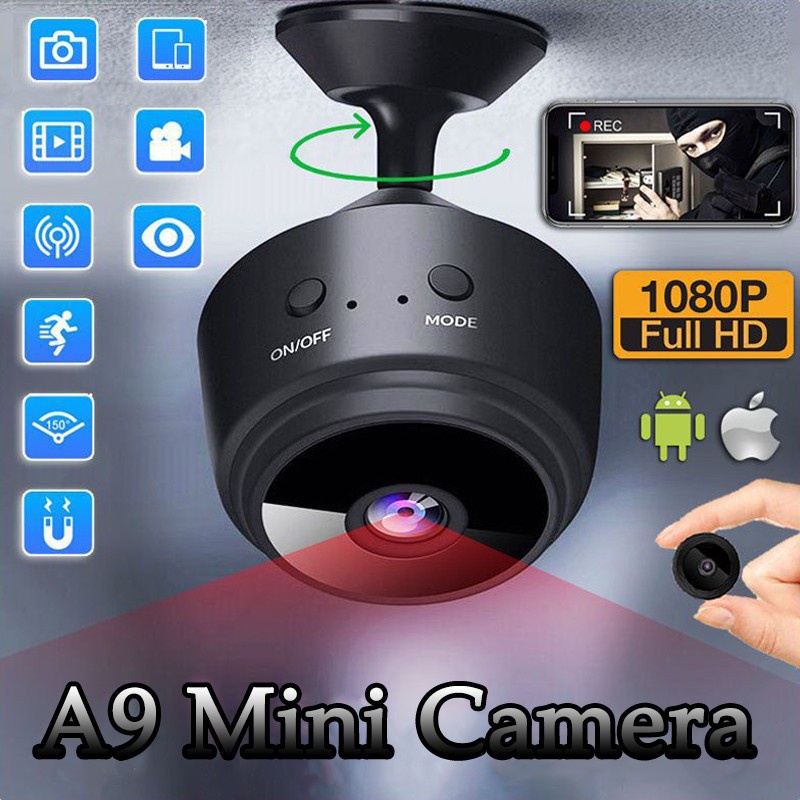 A9 Mini Camera 1080P HD CCTV Camera Webcam Wifi Wireless Surveillance ...