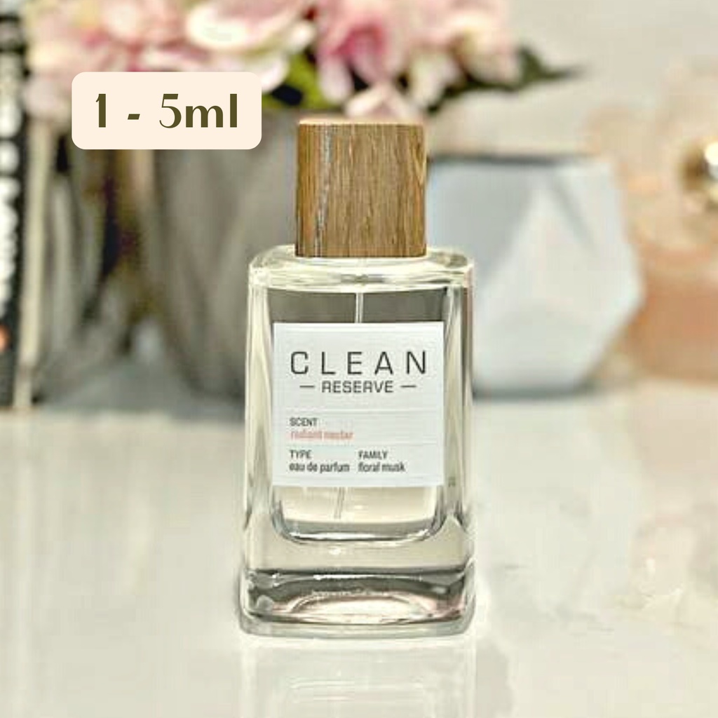 Clean Radiant Nectar EDP Perfume Decant 1-5ml | Shopee Philippines