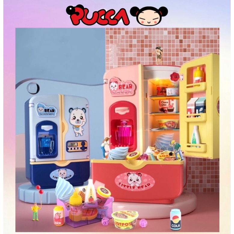 Mini Refrigerator Toy with Realistic Sound and Design for Children ...