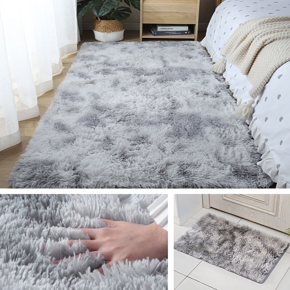 2PCS Set Carpets floor mat Bedside carpet+doormat Soft carpet bedroom ...