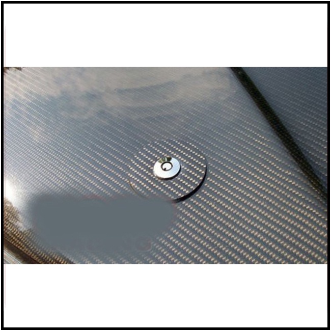 CI 2Pcs Hood Pins Carbon Fiber Hood Lock Racing Car Modification Engine ...