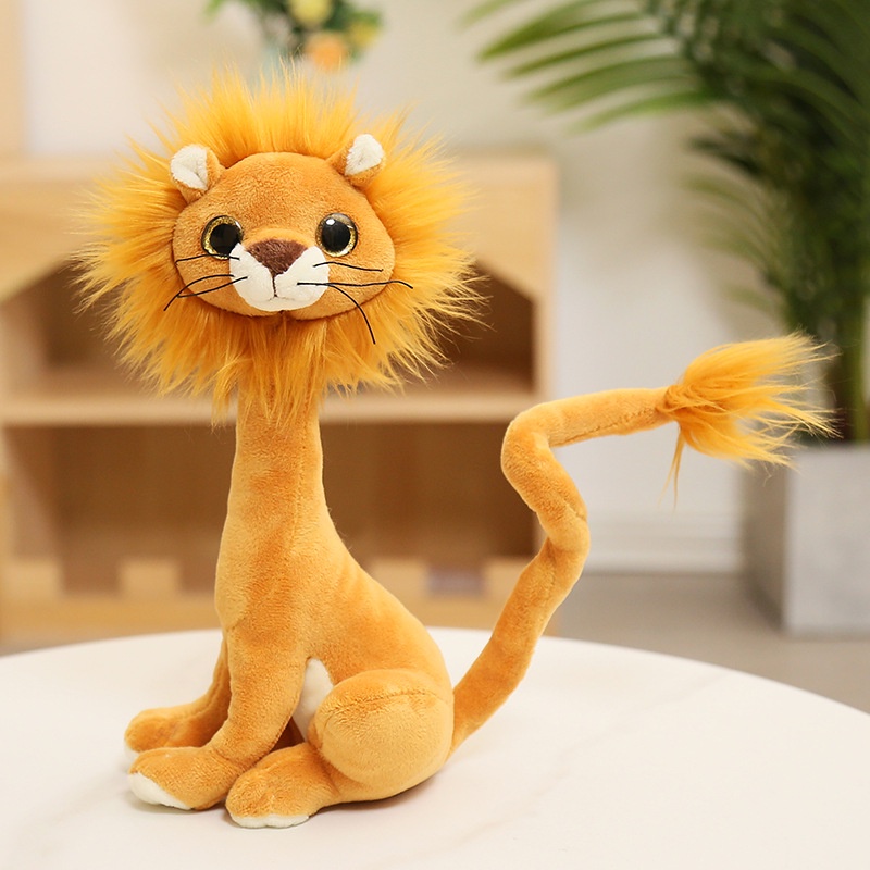 Simulation animal doll plush toy lion puppy doll tiger kitten rag doll ...