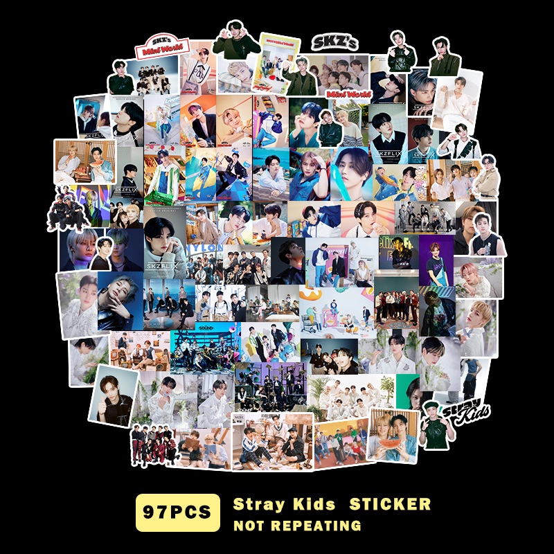 Straykids Album THE SOUND Stickers Stray Kids SKZ Phone Luggage Tag Diy ...