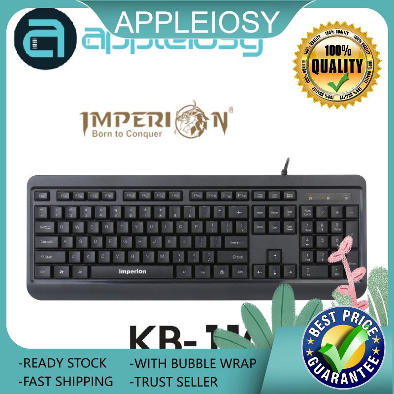 IMPERION KB-310 USB Multimedia Keyboard | Shopee Philippines