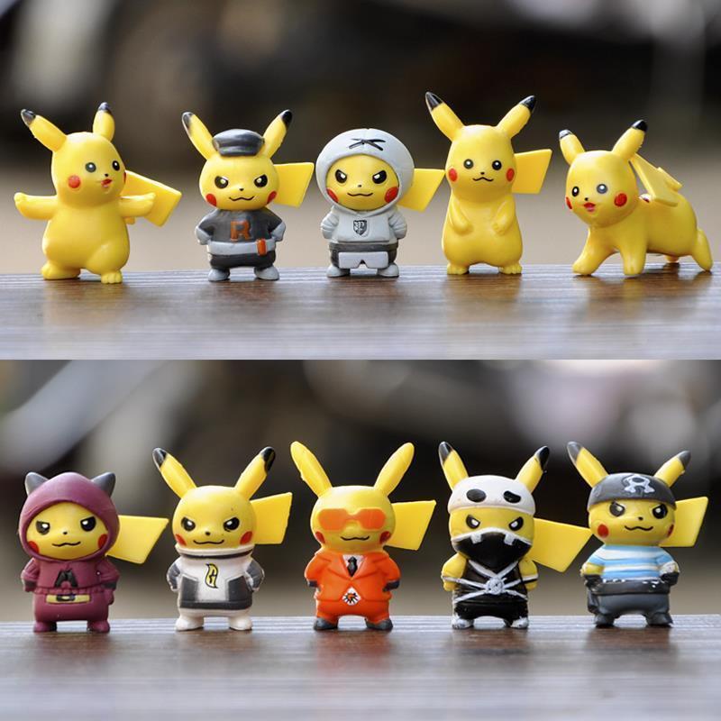 Super mini Ninja Pikachu doll decoration cute Invisible Ninja series ...
