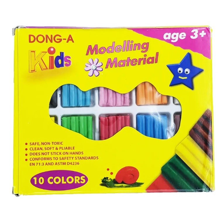 DONG-A Kids Modelling Clay 10 Colors In Box | Shopee Philippines