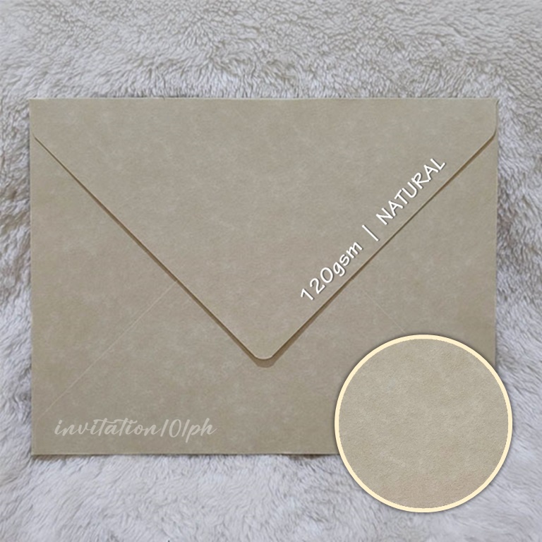 5R Envelope [Textured /Linen] 120gsm Invitation Letter Envelop | Shopee ...