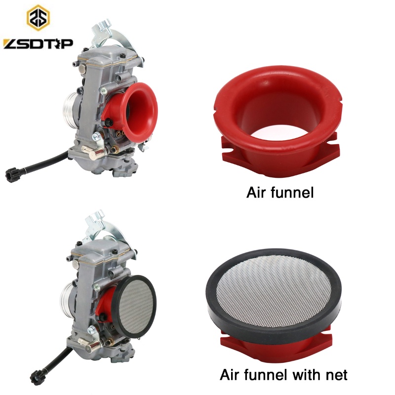 ZSDTRP FCR37/39/41 Velocity Stack With Net FCR Carburetor Air Funnel ...