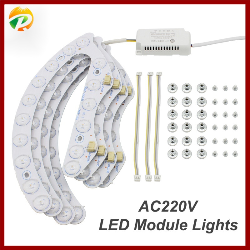 Led Module Lights Panel Led Lamp 220V Ceiling Lights Round Module Board ...