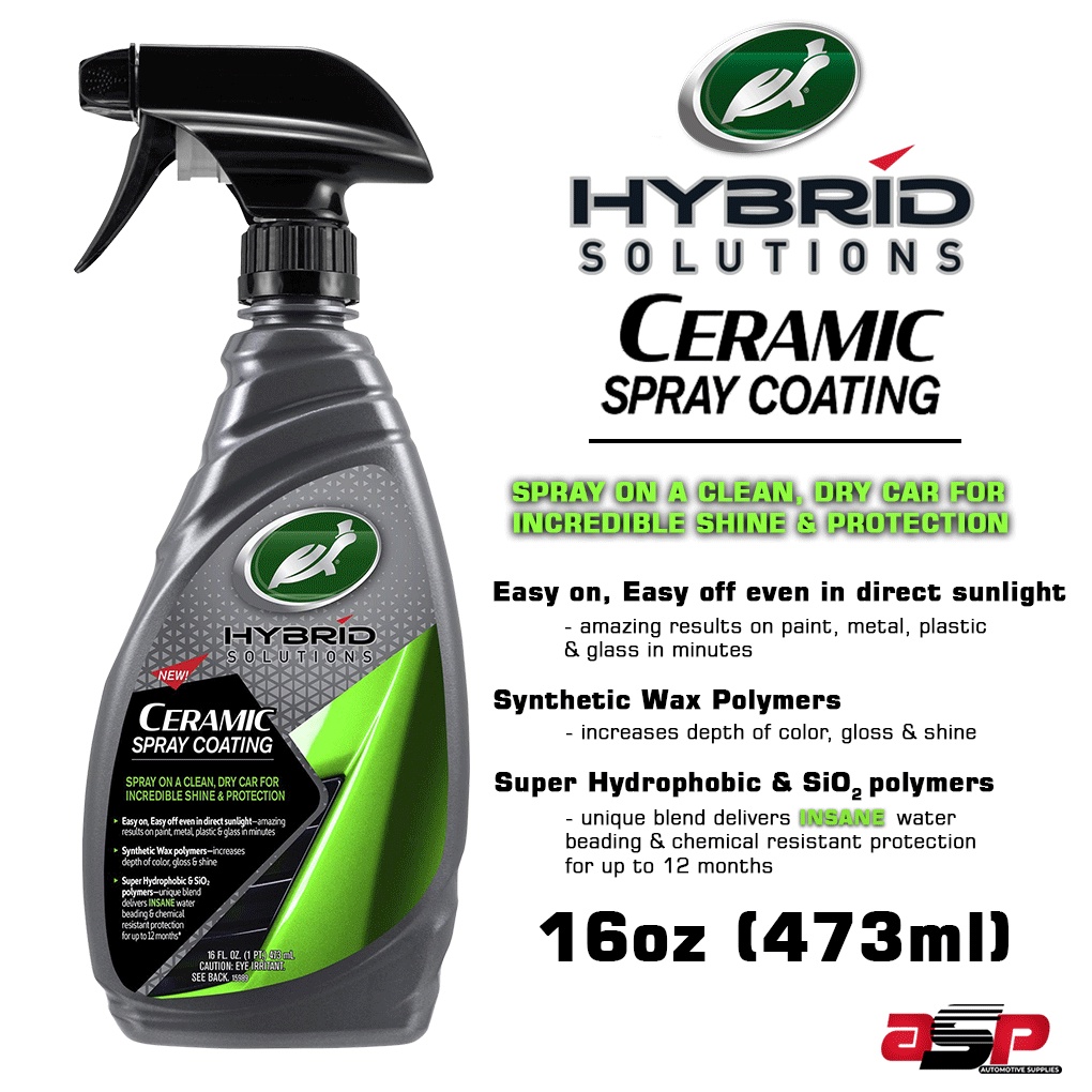 TURTLE WAX HYBRID SOLUTIONS CERAMIC SPRAY COATING 473mL | Shopee ...