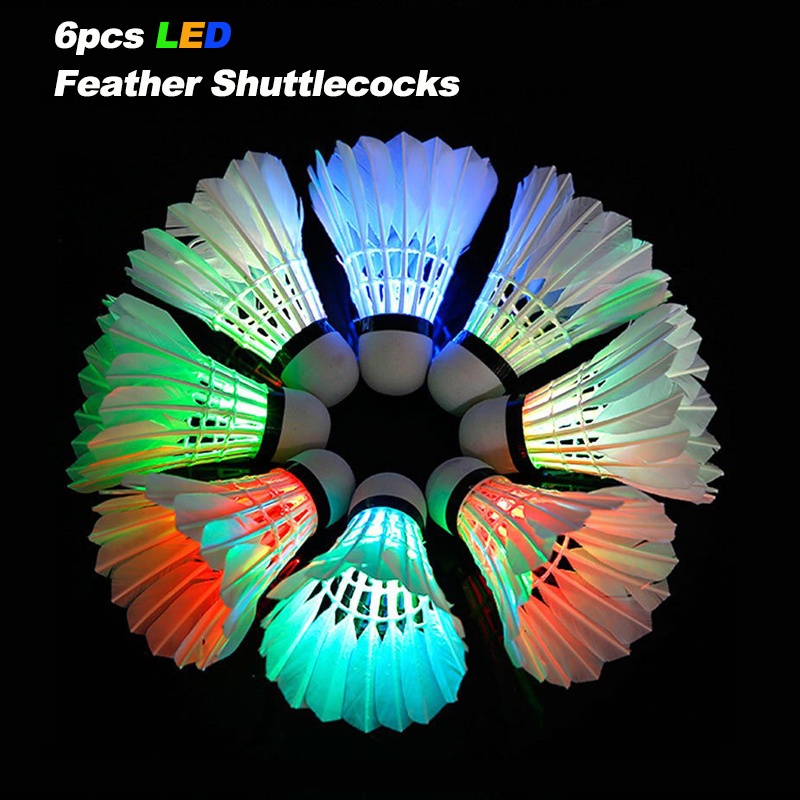 BOFEI Feather Shuttlecock For Badminton Training 3Pcs/6Pcs /12Pcs White ...